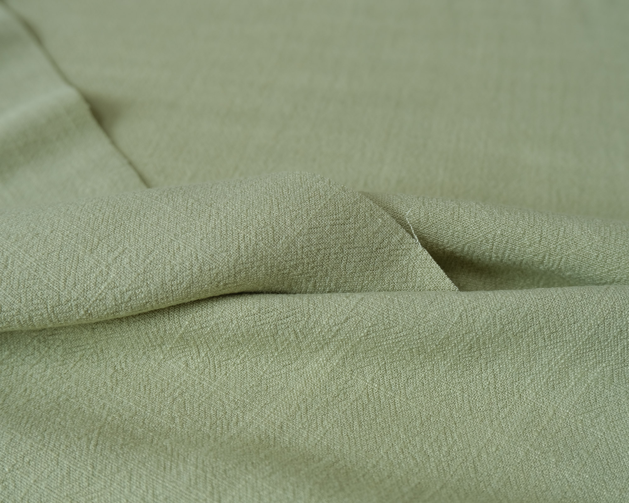 Matcha Latte - Viscose Linen Slub | Lyrical Fabrics