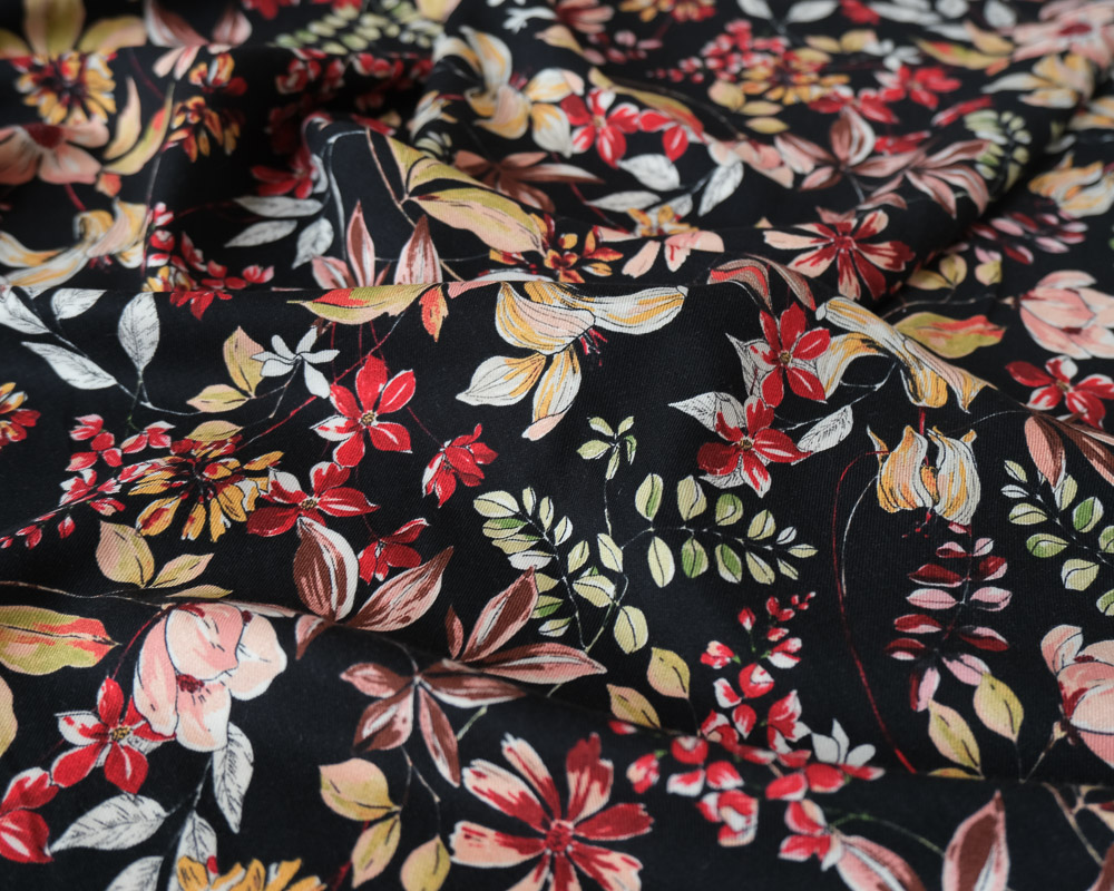 Autumn Harvest - Rayon Twill Challis | Lyrical Fabrics
