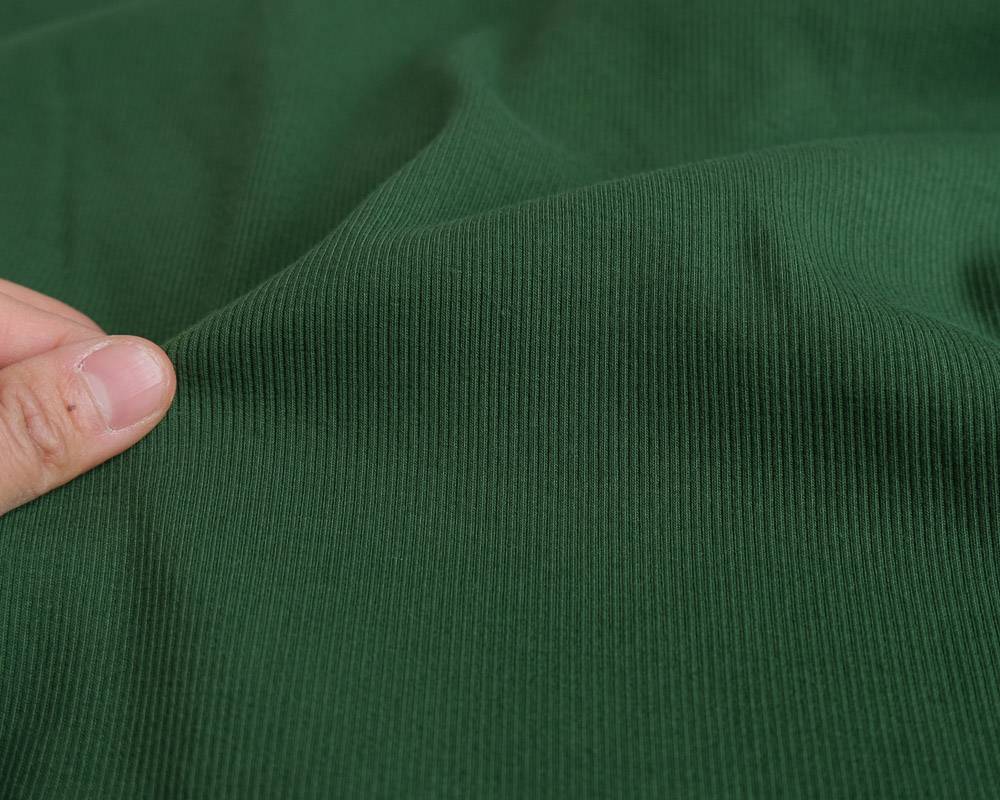 Evergreen - Organic Cotton Rib | Lyrical Fabrics