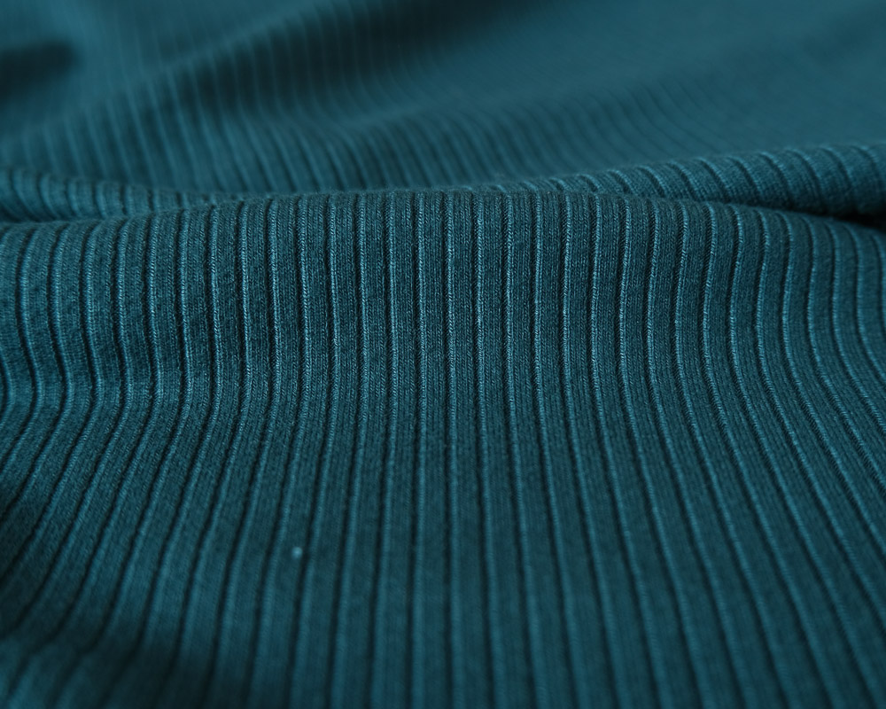 Ocean Teal - Modal Heavy 4x2 Rib | Lyrical Fabrics