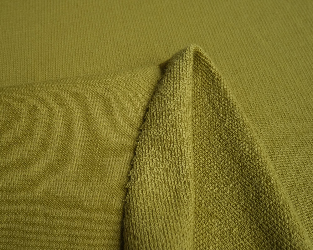 Chartreuse - Cotton Sweatshirt French Terry | Lyrical Fabrics