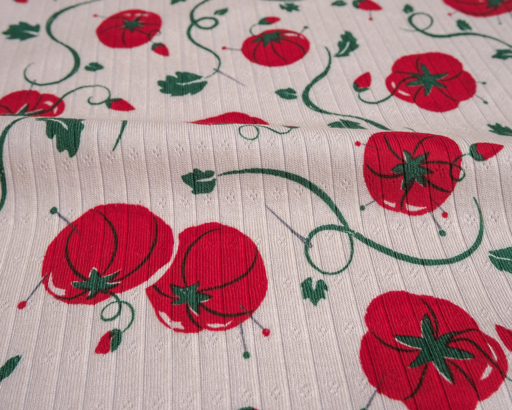 Heirloom Garden - Chloe Organic Cotton Pointelle | Lyrical Fabrics