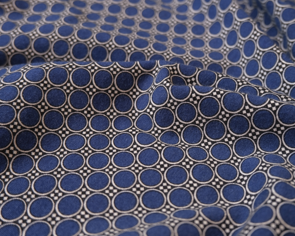 Navy Mod - Cotton Jersey | Lyrical Fabrics