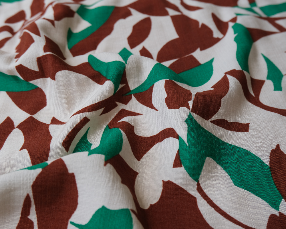 Jungle Mod - Rayon Slub Challis | Lyrical Fabrics